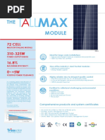 Datasheet Trina 710w | PDF | Photovoltaics | Solar Panel