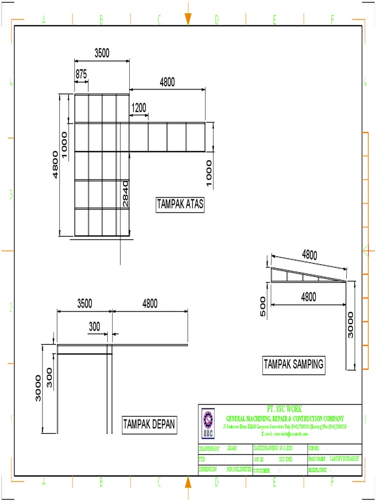Pt. SSC Work: General Machining, Repair & Contruction Company | PDF