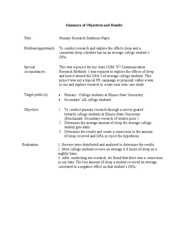 Synthesis Paper | PDF | Science & Mathematics