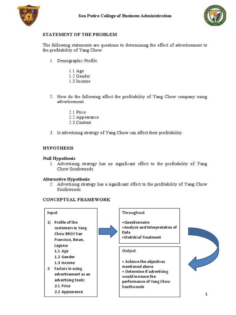 San Pedro College of Business Administration | PDF