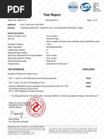 Salt Spray Test Report - Sample | PDF