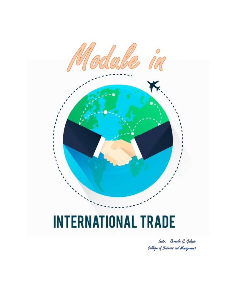 Module 1 International Trade PDF | PDF | Trade | Value (Economics)