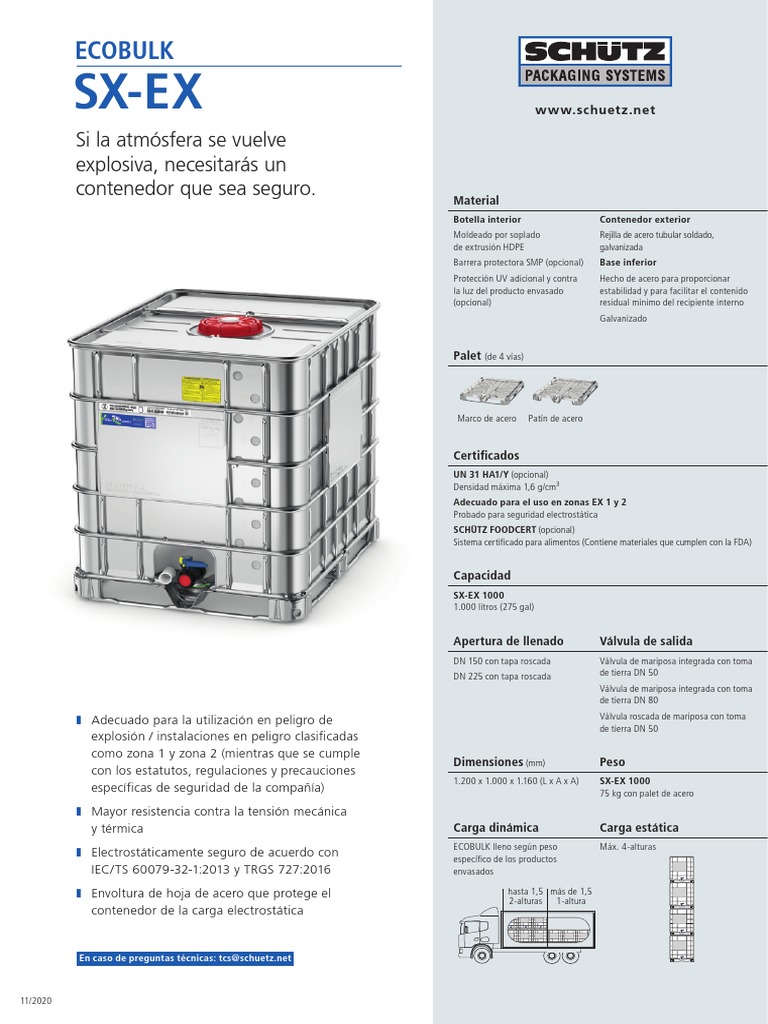 Datasheet Schuetz Ecobulk SX Ex Esjsj | PDF | Acero