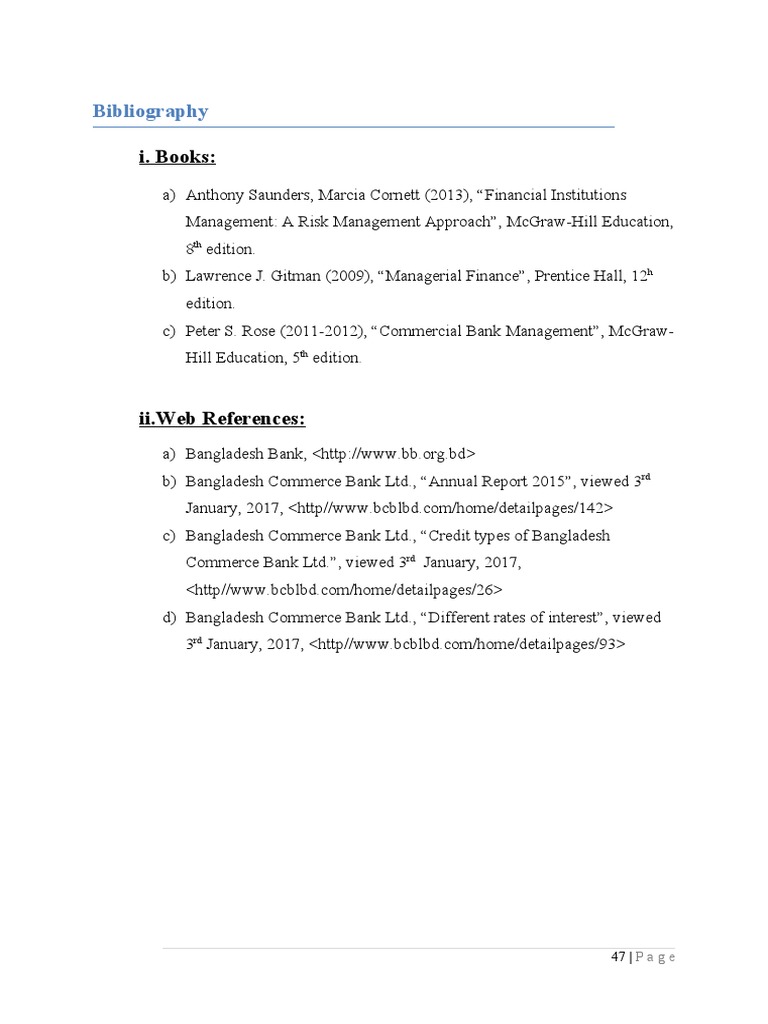 I. Books:: Bibliography | PDF | Business | Finance & Money Management