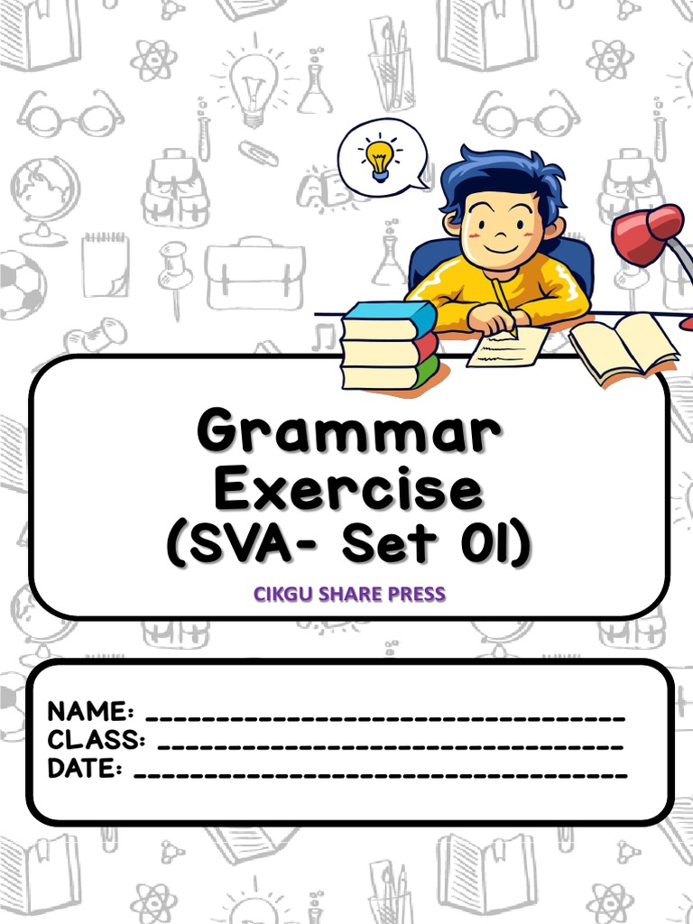 SVA Set 01 (Cikgu Share Press) | PDF | Noun | Grammatical Number