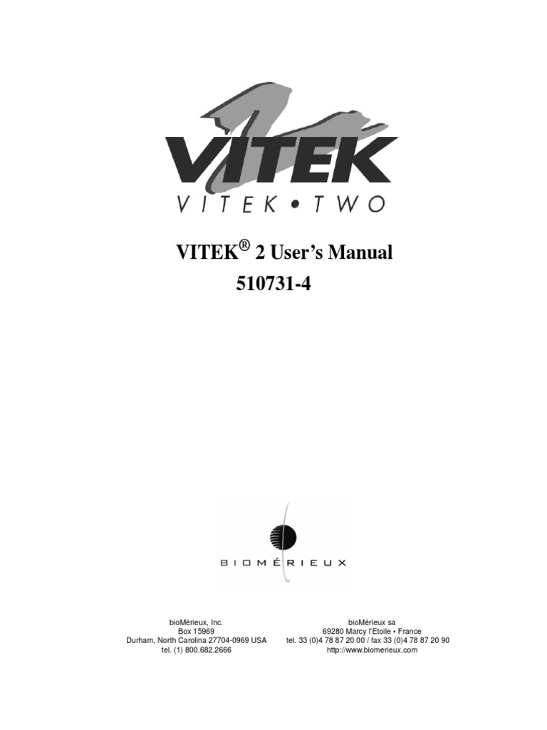 Vitek 2 | Download Free PDF | Computing And Information Technology