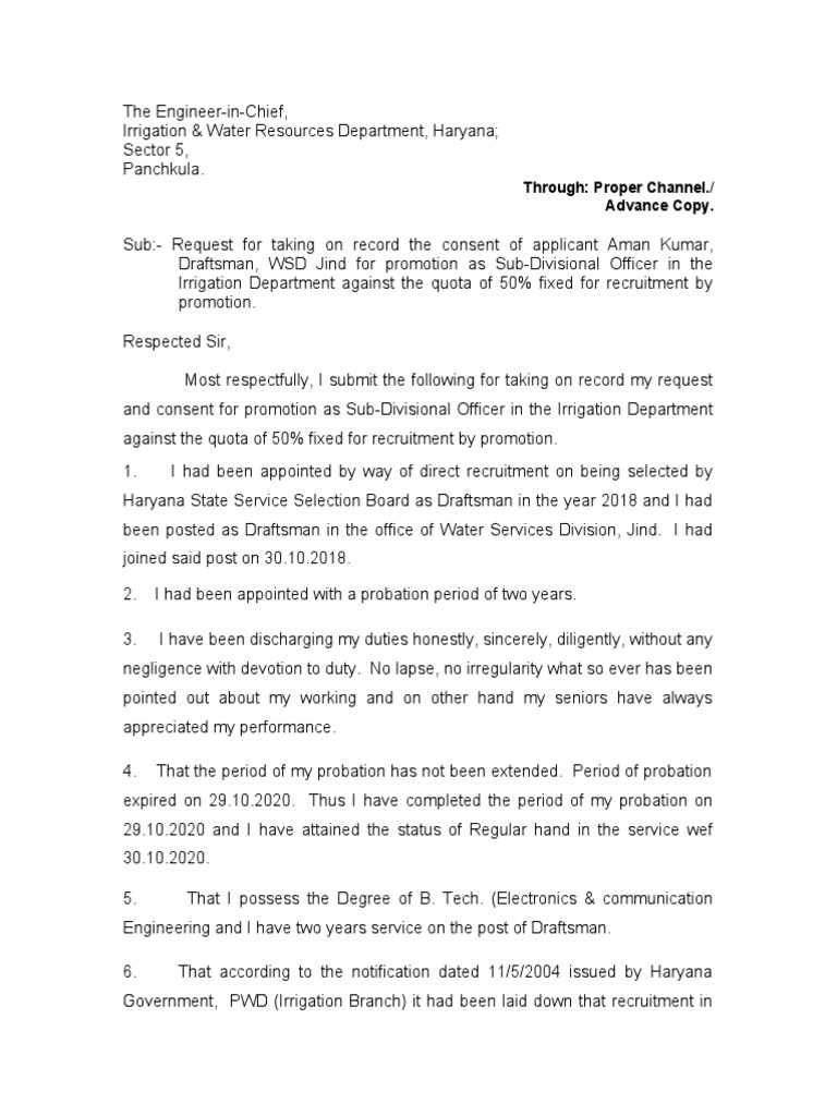 Through: Proper Channel./ Advance | Download Free PDF | Government ...