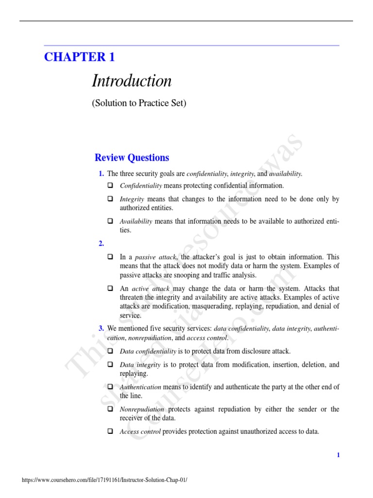Behrouz A. Forouzan Cryptography Solution Manual PDF | PDF | Cipher ...