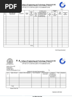 FORM CS6-Duty Exchange Form | PDF