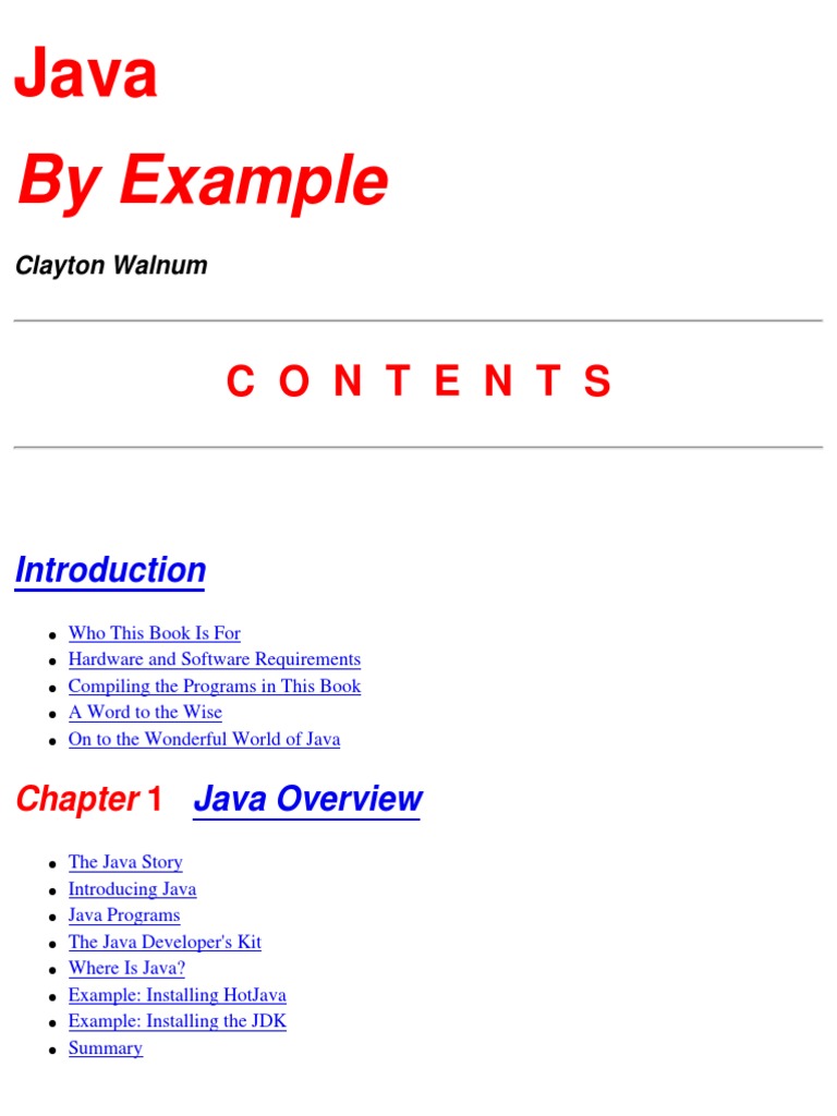 Java by Example PDF | Download Free PDF | Java (Programming Language ...