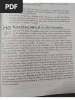 Batten Plate Design for Compression Members | PDF | Bending | Shear Stress