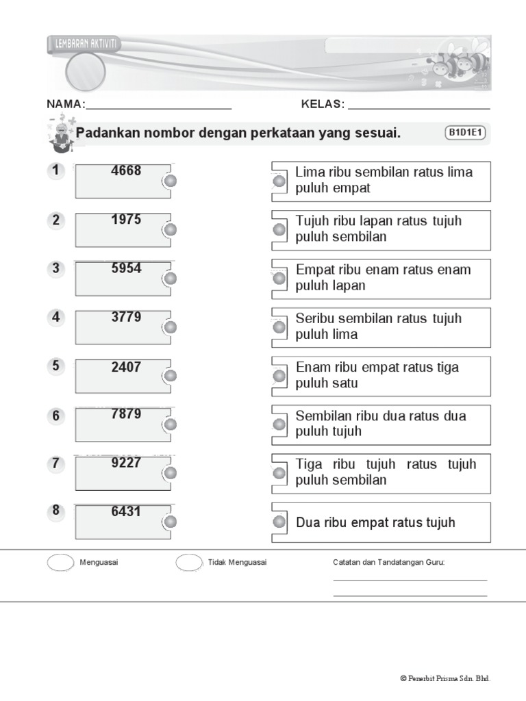Latih Tubi Matematik Modul 1 Ditukar Pdf