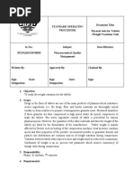 Hold Time Study Protocol | PDF | Tablet (Pharmacy) | Chemistry