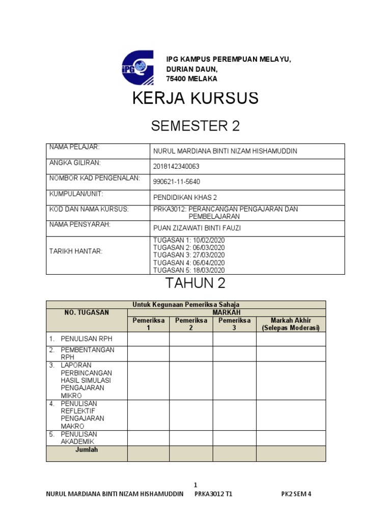 RPH Sains Tahun 4 | PDF