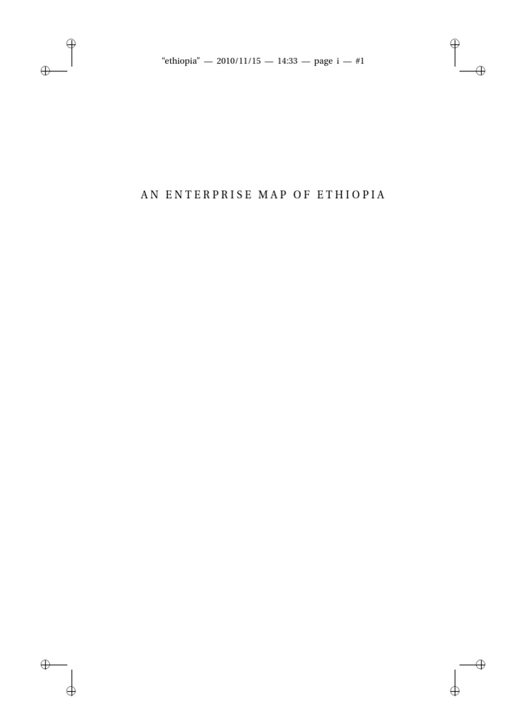 Enterprise Map Ethiopia Book PDF | PDF | Foreign Direct Investment ...