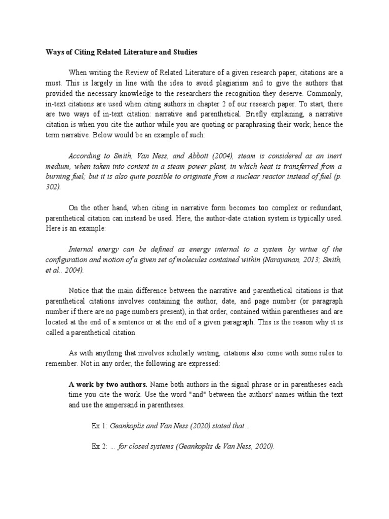 APA In-Text Citation Guidelines | PDF | Citation | Bracket