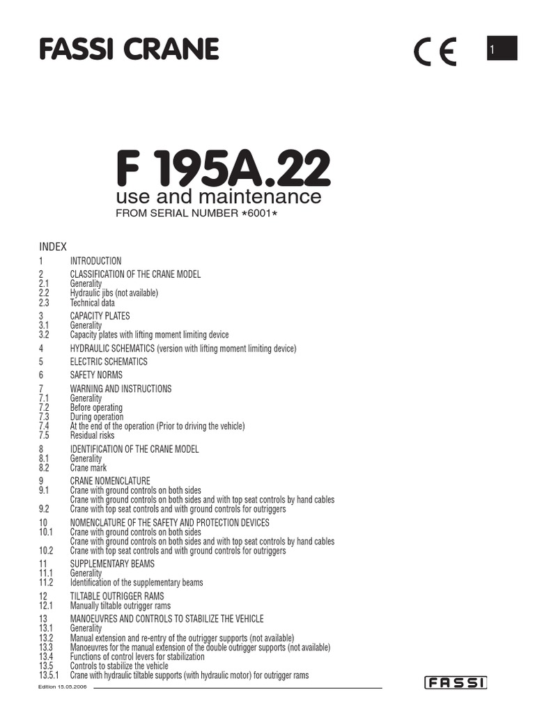 F195a 6 | PDF | Crane (Machine) | Valve