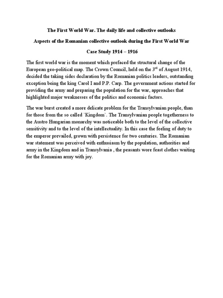 The First World War | PDF
