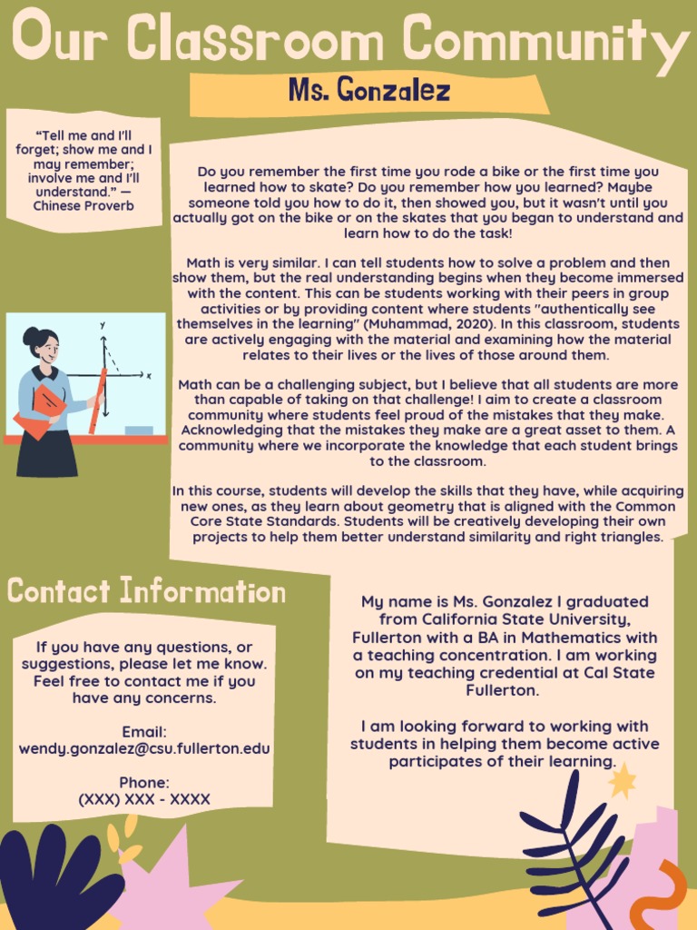 Our Classroom Community | Download Free PDF | Classroom | Homework