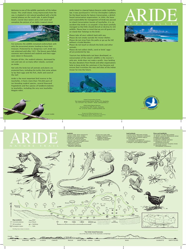 Aride Trail English | PDF | Birds | Paravians