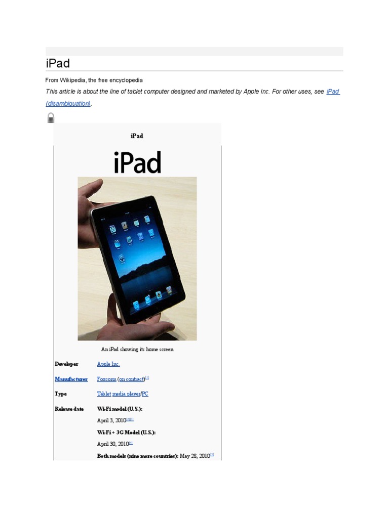This Article Is About The Line of Tablet Computer Designed and Marketed ...