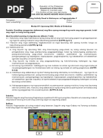 ESP 9 Summative Test | PDF