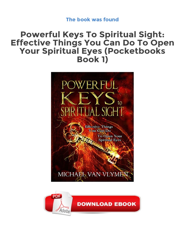 Powerful Keys To Spiritual Sight Effective Things You Can Do To Open ...