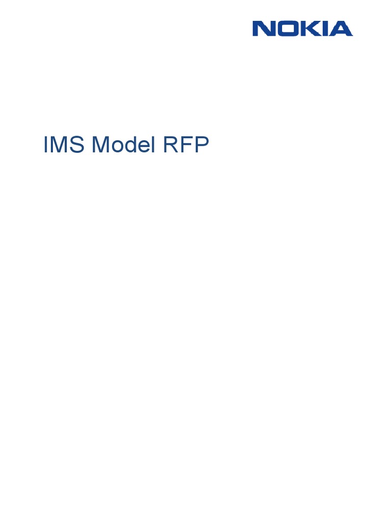 IMS VoLTE Converged Cloud RFP Model - Unanswered - v1 - Jan2020 | PDF ...
