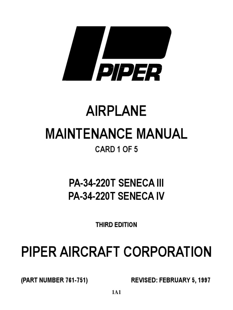 Seneca III PDF | PDF | Landing Gear | Airplane