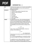 Physics Practical Class 12 | PDF | Volt | Electrical Resistance And ...