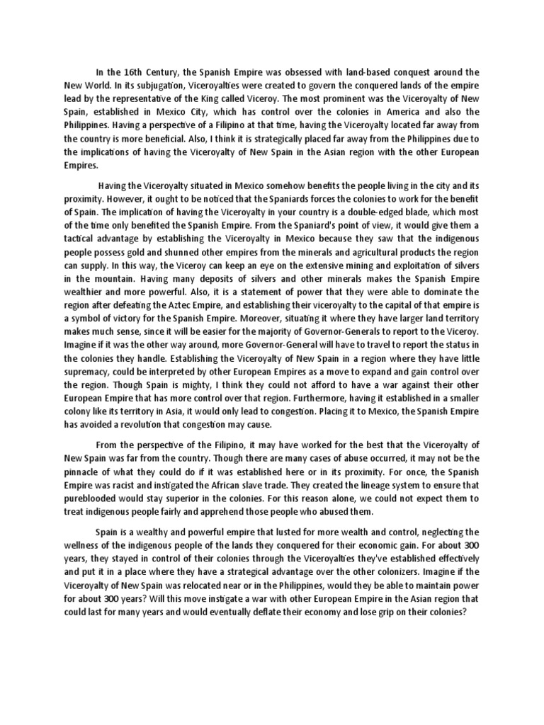 VICEROYALTY | PDF | New Spain | Spanish Empire