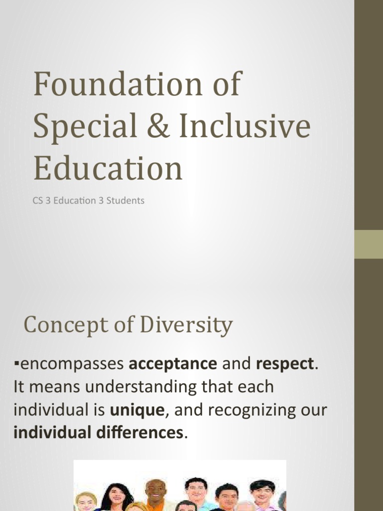 Introduction To Special and Inclusive Education | PDF | Special ...
