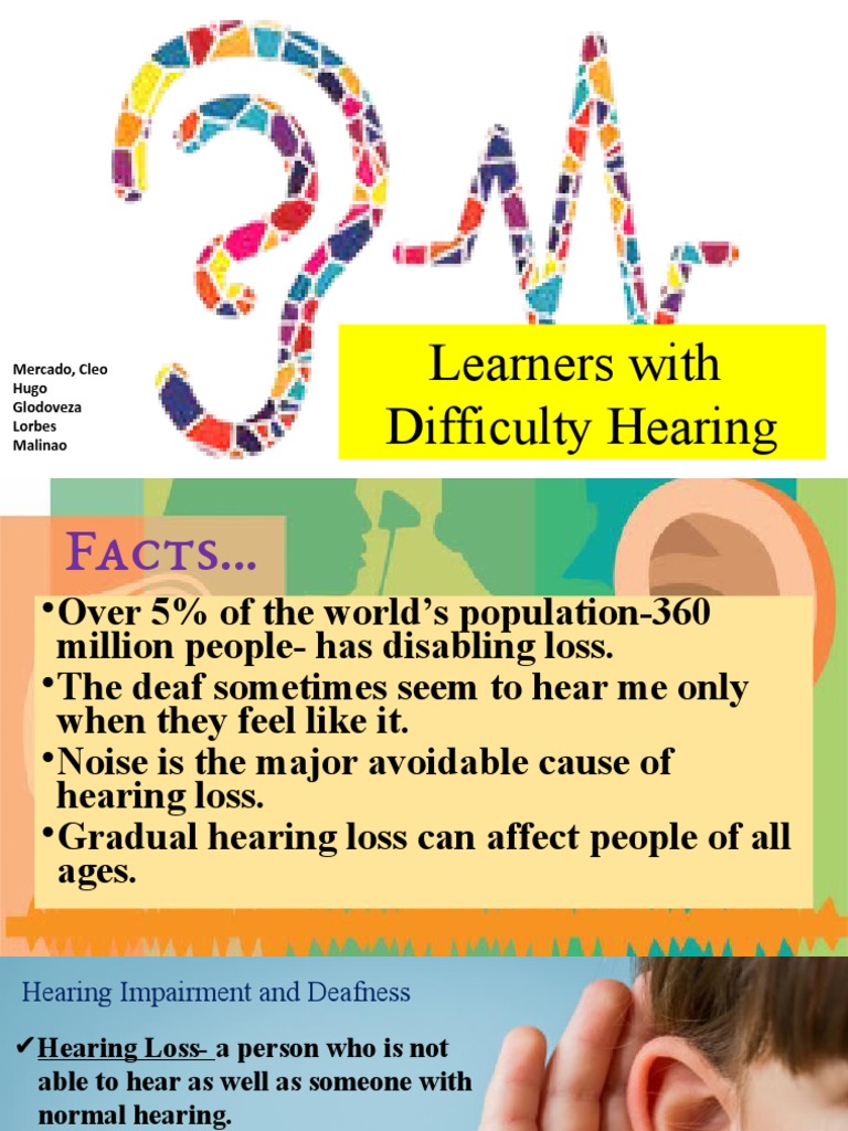 Learners With Difficulty Hearing | PDF