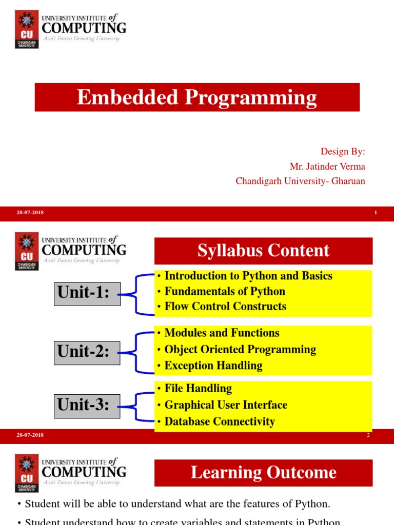 Introduction To Python | PDF | Python (Programming Language) | Variable (Computer Science)