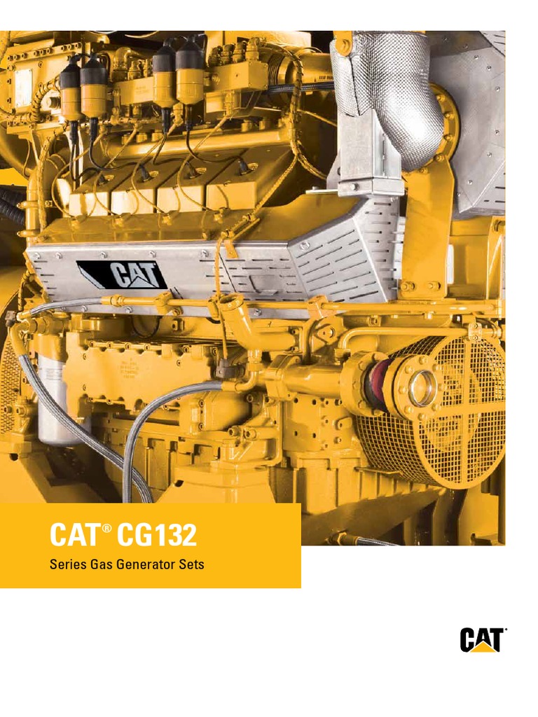 Cat cG132: Series Gas Generator Sets | PDF | Biogas | Sustainable ...
