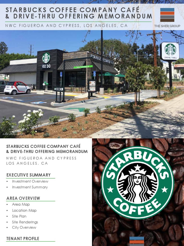 Starbucks Plan | PDF | Los Angeles | Starbucks