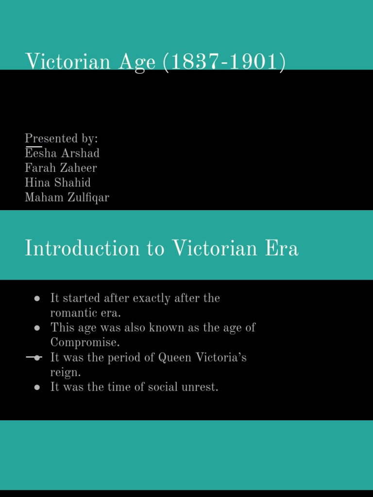Victorian Age (1837-1901) | PDF | Poetry
