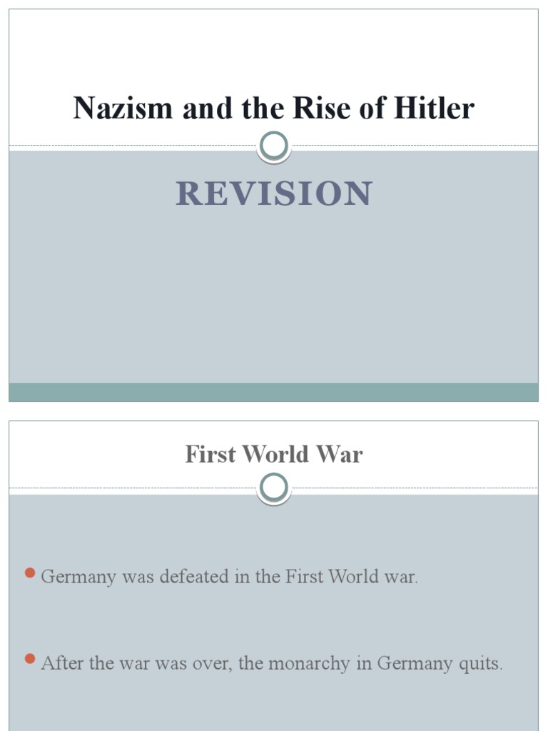 Rise of Nazism and Hitler's Path to Power | PDF | Weimar Republic ...