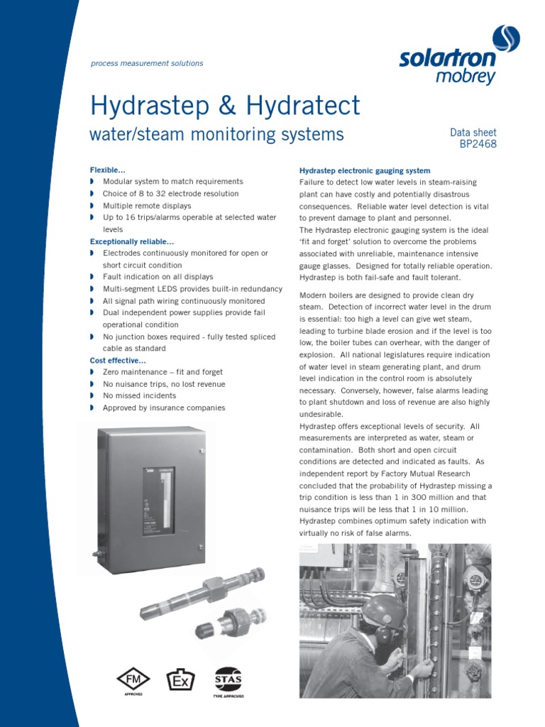 Hydrastep & Hydratect: Water/steam Monitoring Systems | PDF | Relay ...