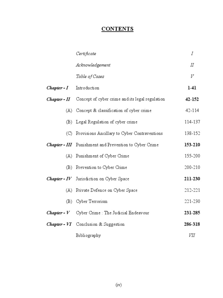 Chapter - I Chapter - II: Certificate I Acknowledgement II Table of ...