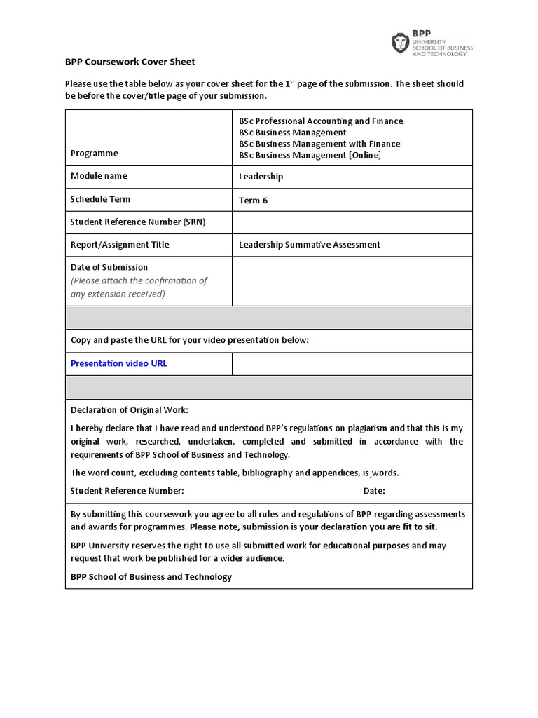 Leadership Summative Assessment Brief | PDF | Leadership | Theory
