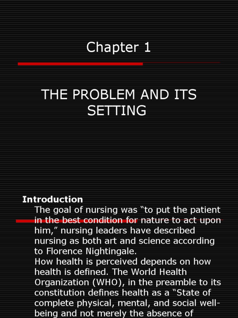 The Problem and Its Setting | PDF | Systemic Lupus Erythematosus ...