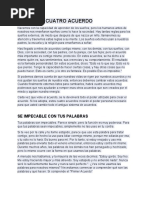 Analisis de Los Cuatros Acuerdos | PDF | Amor | Aprendizaje