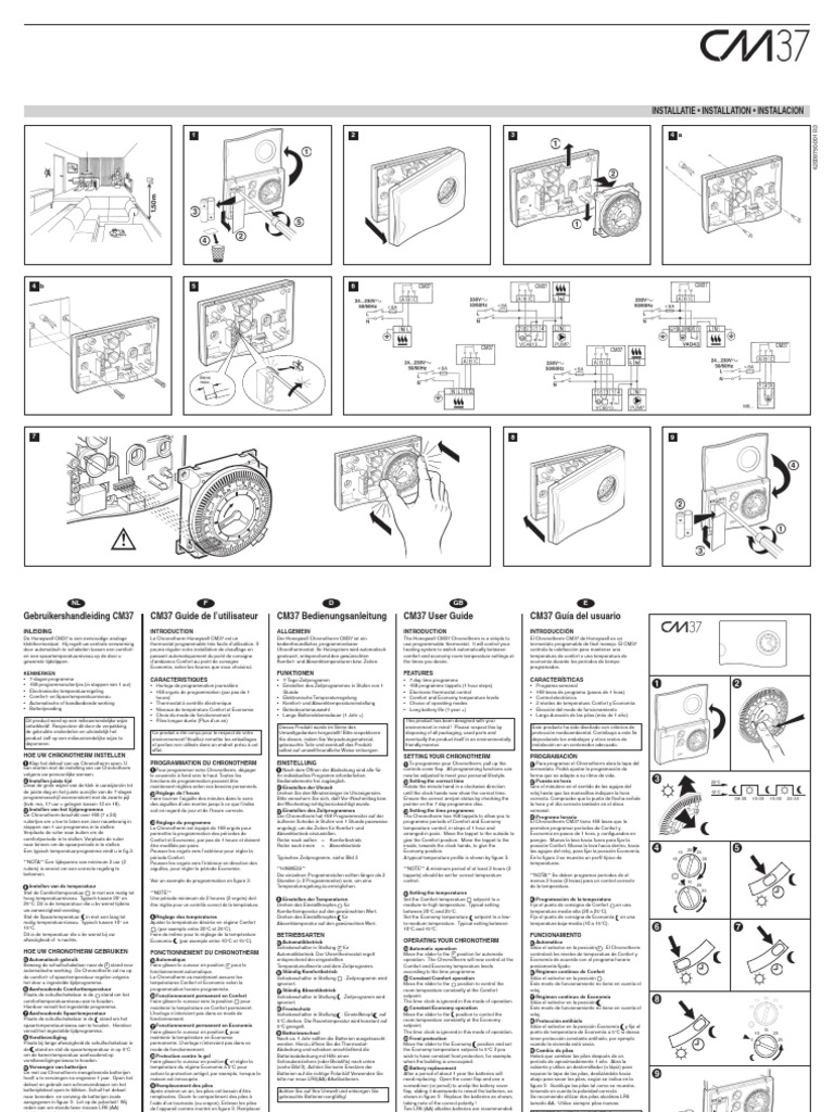 Installatie - Installation - Instalacion: CM37 CM37 CM37 | PDF ...