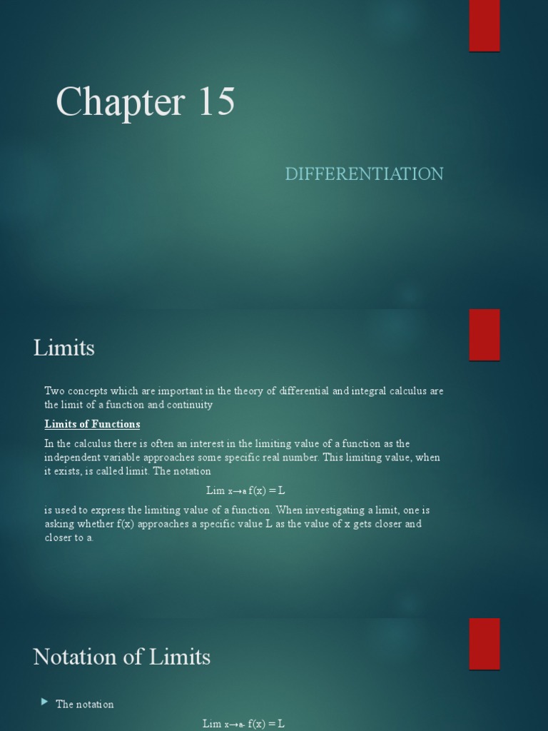 Understanding Differentiation Concepts | PDF | Derivative | Asymptote