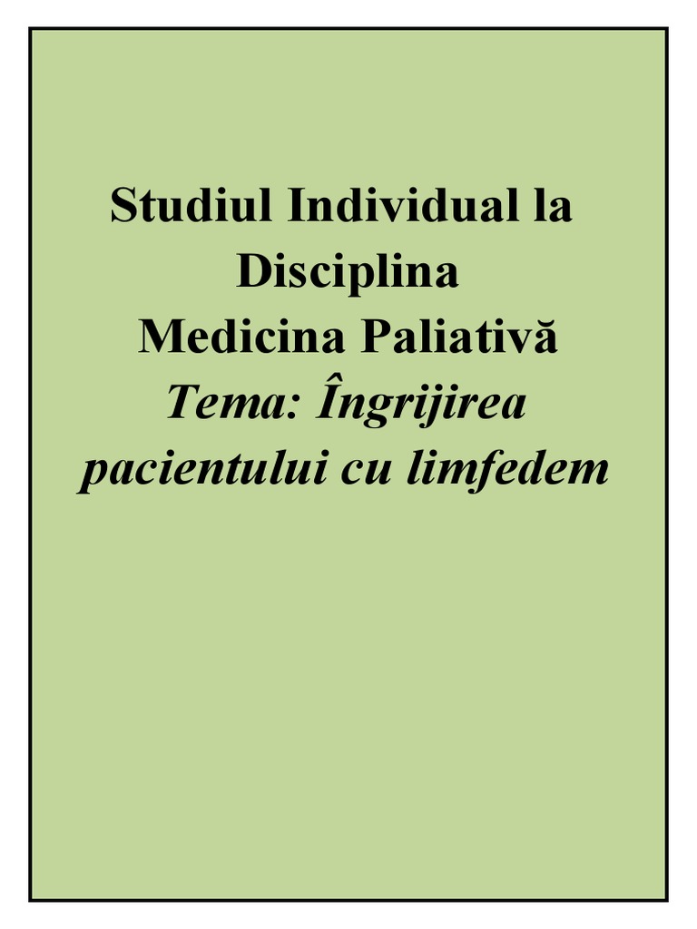 Limfedem | PDF