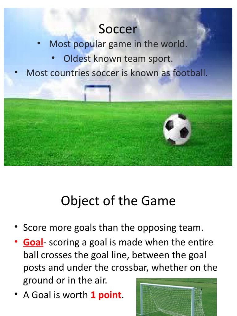 Soccer Unit Powerpoint | PDF | Association Football | Sport Variants