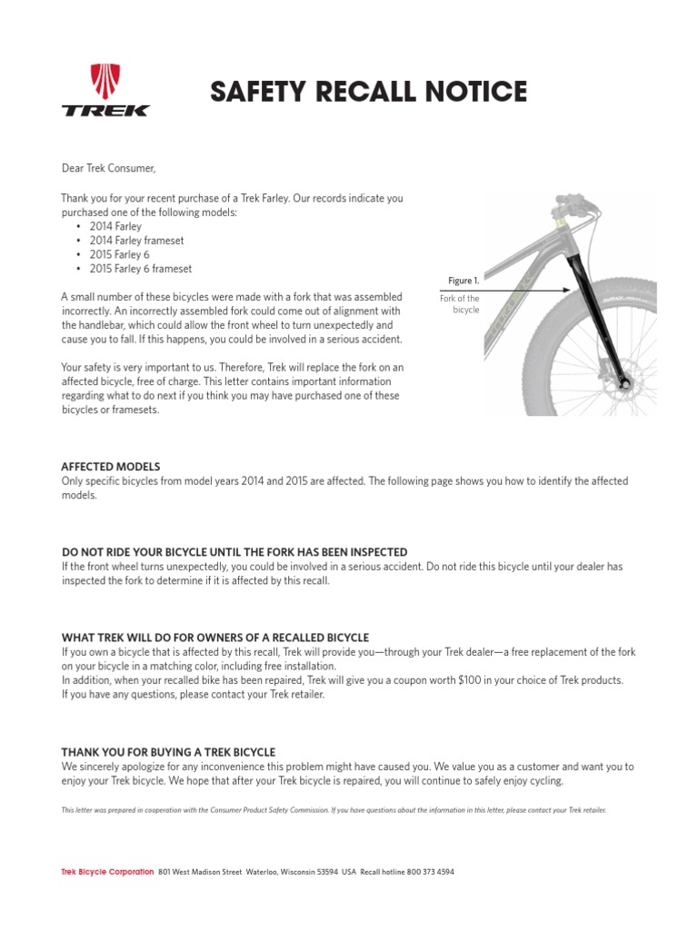 Safety Recall Notice: Affected Models | PDF | Adventure Travel | Human ...