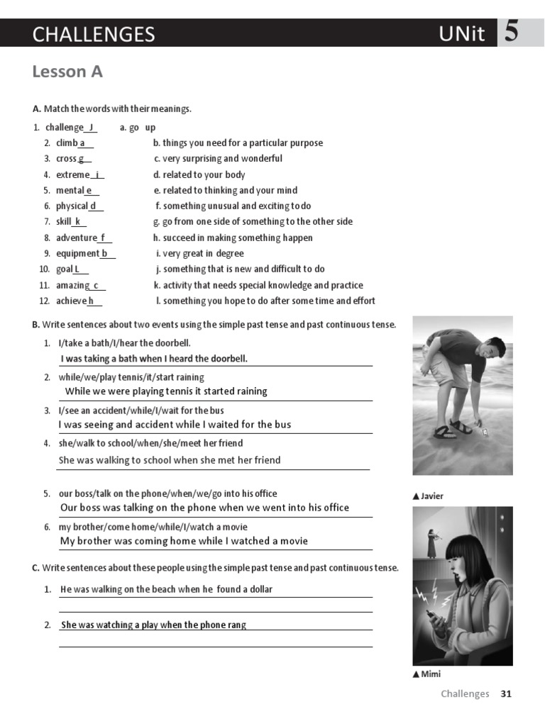 World English 2 - Workbook Unit 5 PDF | PDF | Spelling