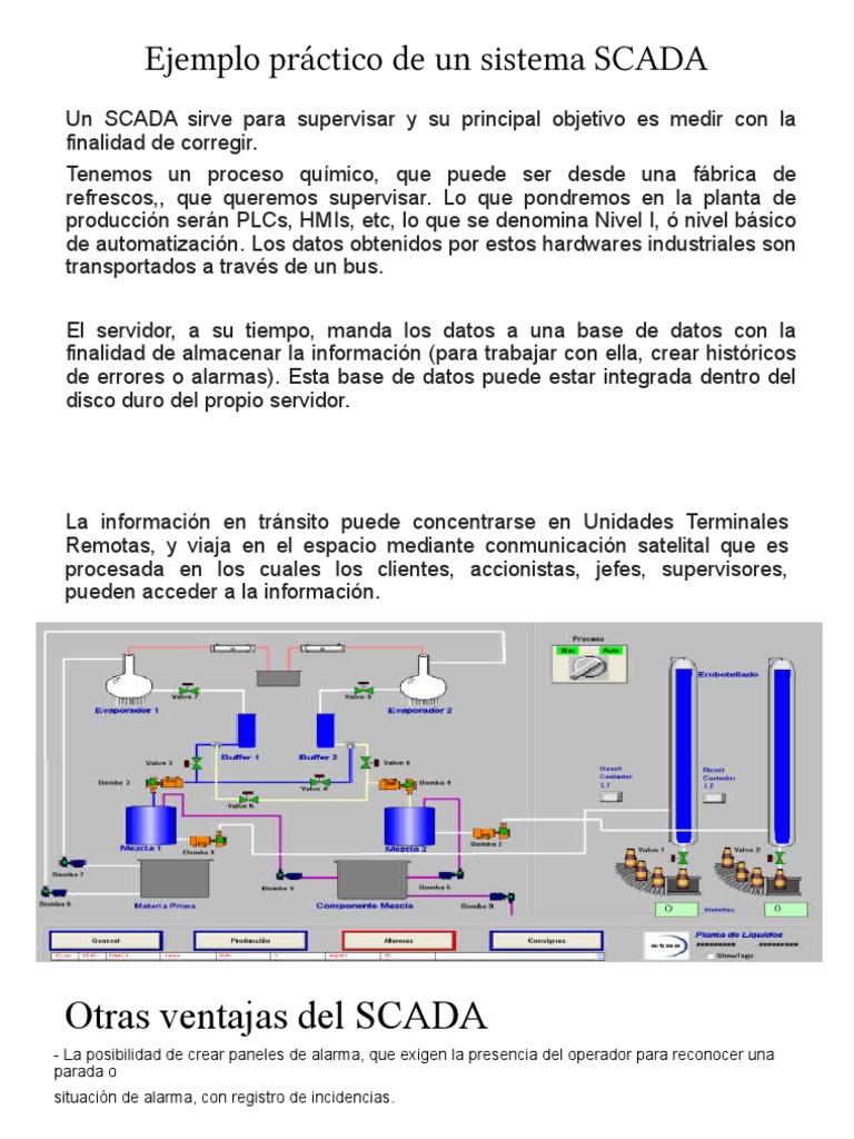Ejemplo Práctico de Un Sistema SCADA | PDF